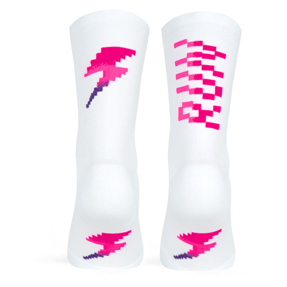 THUNDER Pink Socks – Unique Running Socks | Pacific and Co.