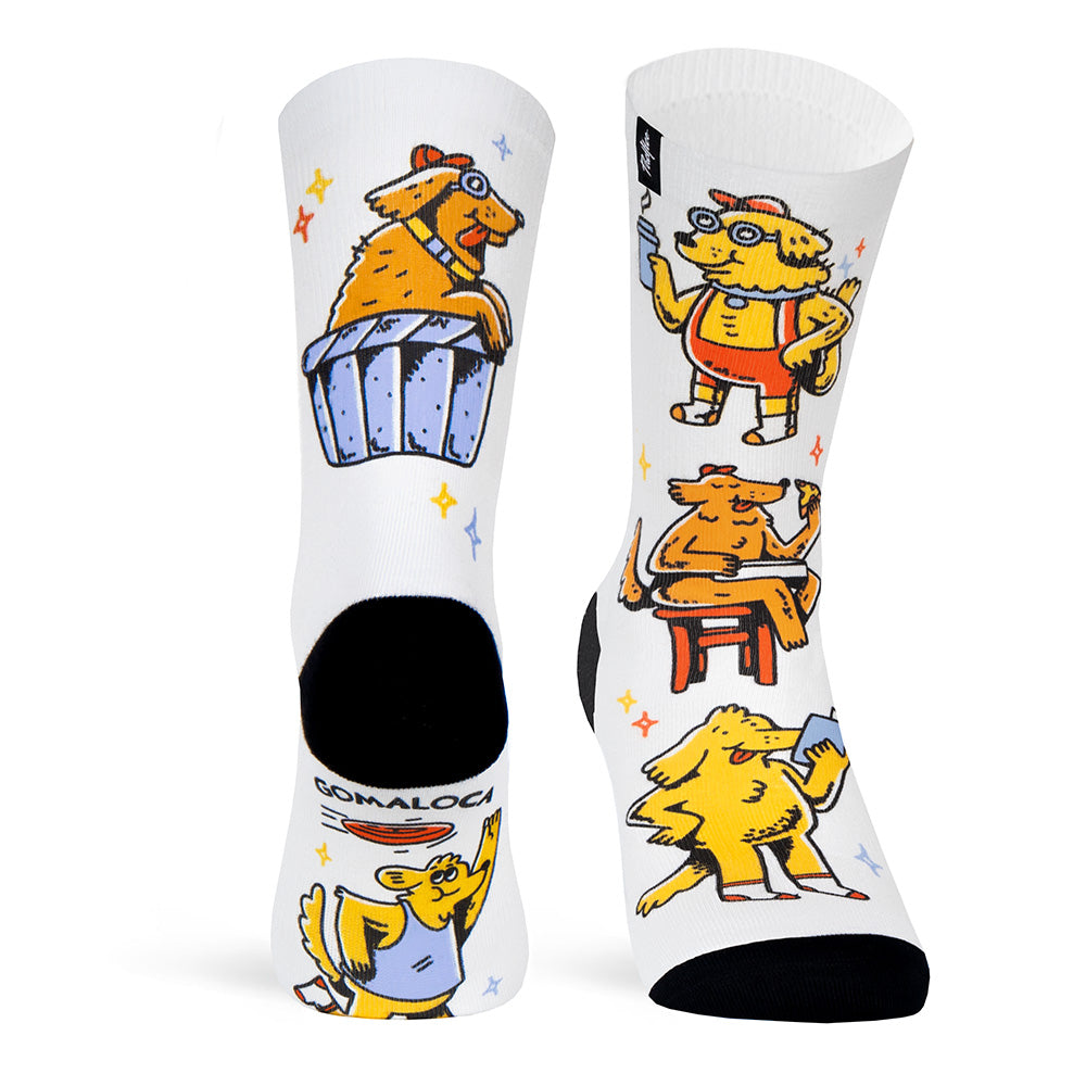 Original Doggy Socks with Cartoon Dogs and Urban Attitude | Pacific and Co.